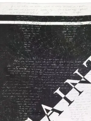 ALLSAINTS Script Logo-print Scarf