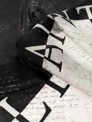 ALLSAINTS Script Logo-print Scarf