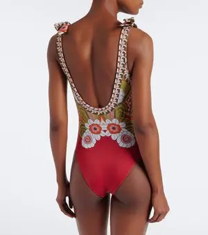 La DoubleJ Printed One-piece Swimsuit