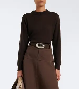Jardin Des Orangers Virgin Wool And Cashmere Crewneck Sweater