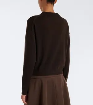 Jardin Des Orangers Virgin Wool And Cashmere Crewneck Sweater