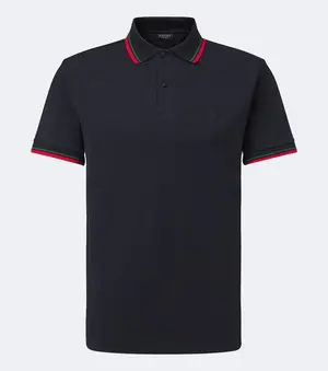 Gucci Cotton-blend Pique Polo Shirt - Blue