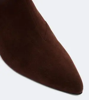 JIL SANDER Suede Ankle Boots - Brown