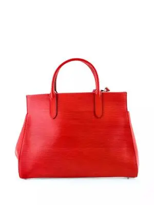 LOUIS VUITTON Epi Leather Marly Satchel - Red