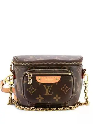 LOUIS VUITTON Monogram Canvas Mini Belt Bag - Brown