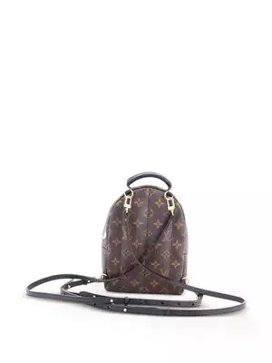 LOUIS VUITTON Palm Springs Limited Edition Love Lock Monogram Canvas Mini Backpack