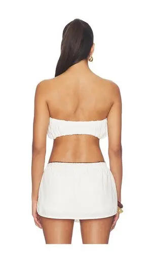 CIN CIN Souffle Bandeau Top - White