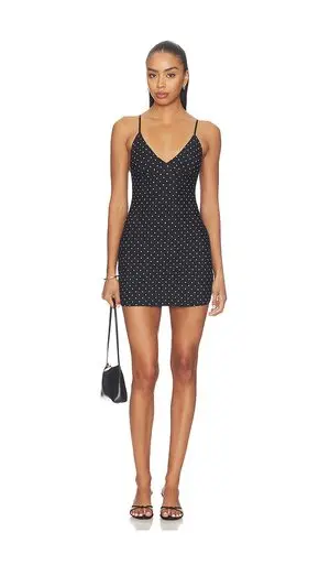 Good American Weightless Sculpting Mini Dress - Black