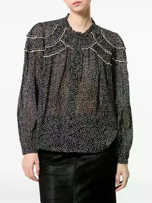 MARANT ETOILE Christa Top - Black