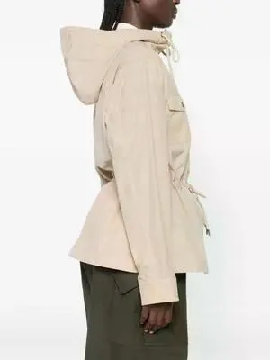 Moncler Serin Drawstring-waist Jacket - Neutrals