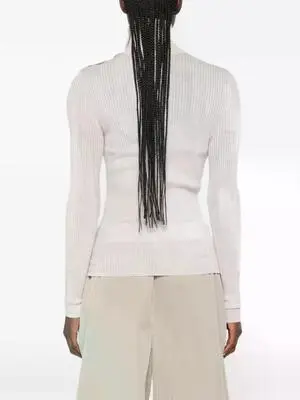Moncler Dolcevita Button-detail Ribbed-knit Sweater