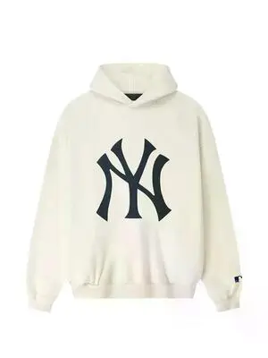 Fear Of God New York Yankees Logo Hoodie - Neutrals
