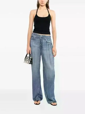 Rag & Bone Miramar Slink Wide-leg Pants - Blue