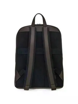 FERRAGAMO Monogram Embossed Calfskin Backpack