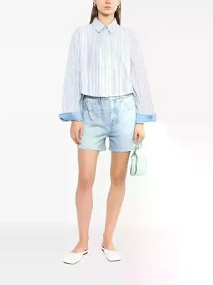 Rag & Bone Miramar Denim Walking Shorts - Blue