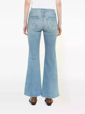 MOTHER Flared-leg Whiskered Jeans