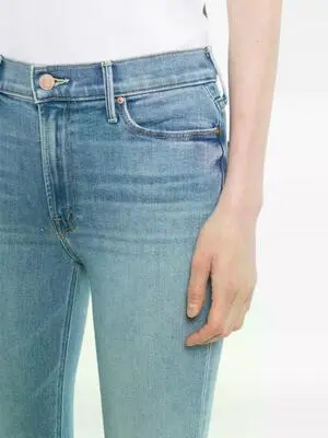 MOTHER Flared-leg Whiskered Jeans