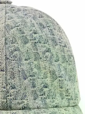 Emporio Armani Monogram Jacquard Baseball Cap - Blue