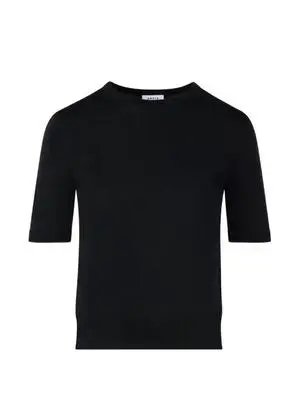 Akris Wool Knit Turtleneck Sleeveless Top