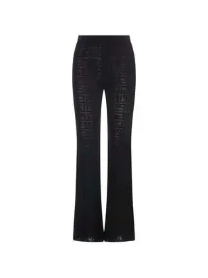 Givenchy Logo Pattern Elasticated Waistband Trousers