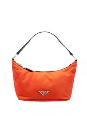 Prada Tessuto Sirio Shoulder Bag - Orange