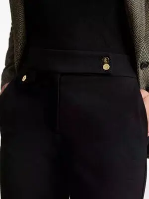 Ralph Lauren Button-detail Ponte Trousers