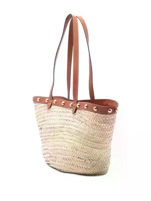 Celine Large Raffia Panier Tote