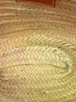 Celine Large Raffia Panier Tote