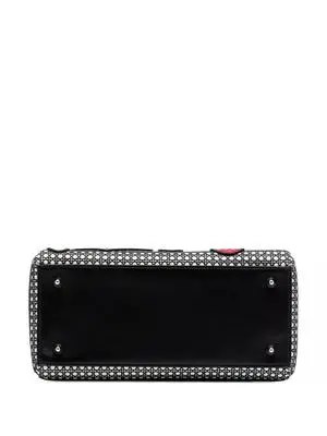 Dior Medium Calfskin Mesh Microcannage Patches Lady Satchel
