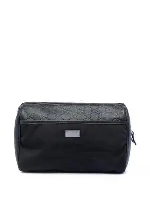 Gucci Trimmed Nylon Clutch Bag