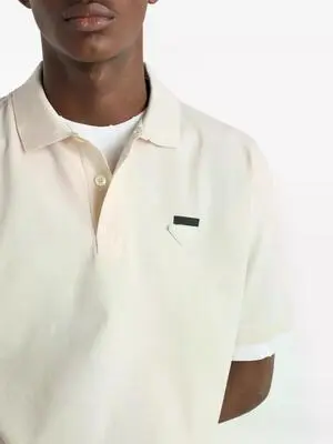 Prada Cotton Polo Shirt - Neutrals