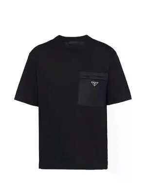 Prada Logo-appliqué T-shirt - Black