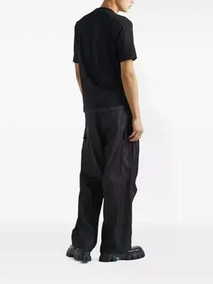 Prada Logo-appliqué T-shirt - Black