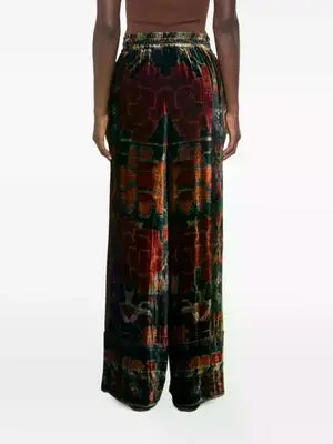 PIERRE-LOUIS MASCIA Kanada Geometric Pattern Trousers