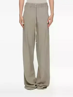 Rick Owens Drawstring Wide-leg Trousers - Grey