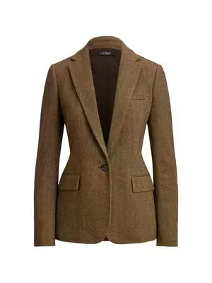 Ralph Lauren Rl67 Herringbone Single-breasted Blazer