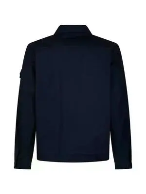 Stone Island Zip-up Long-sleeve Jacket With Classic Collar