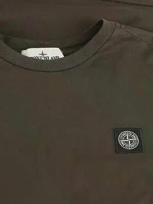 Stone Island Logo-patch Short-sleeve T-shirt - Green