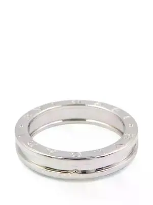 BVLGARI 18k White Gold B.zero1 Ring - Silver