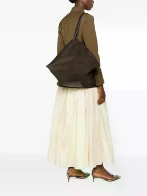 Yuzefi Large Wonton Tote Bag - Brown