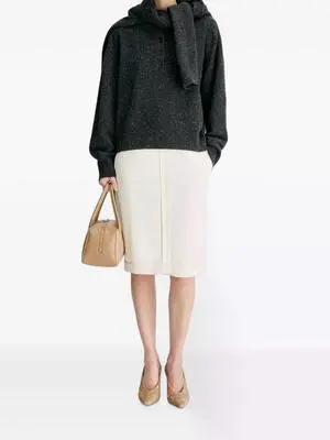 Loulou De Saison Oversized Cashmere Henley Sweater