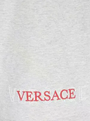 Versace Logo-embroidered Track Shorts