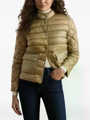 Ralph Lauren Quilted Mockneck Jacket - Neutrals