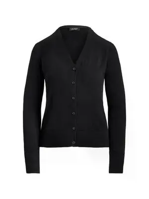 Ralph Lauren V-neck Cardigan With Embroidered Logo