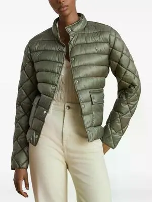 Ralph Lauren Quilted Mock Neck Jacket