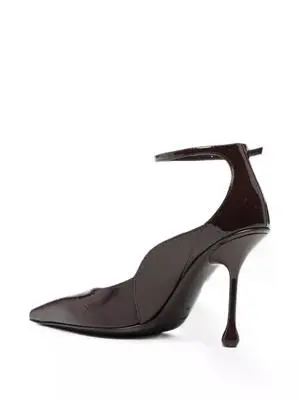 JIMMY CHOO Quinci Pointed-toe Ankle-strap Pumps
