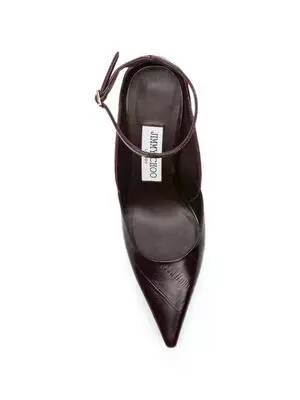 JIMMY CHOO Quinci Pointed-toe Ankle-strap Pumps