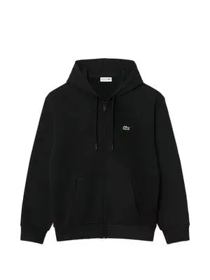 Lacoste Zip-up Hoodie - Black
