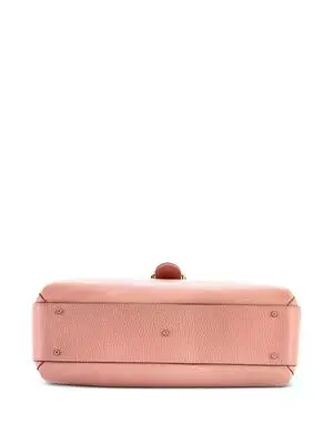 Gucci Interlocking Top Handle Bag Leather Shoulder Bag
