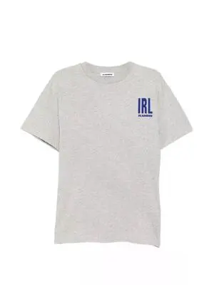 JIL SANDER Logo-print Crew-neck T-shirt - Grey
